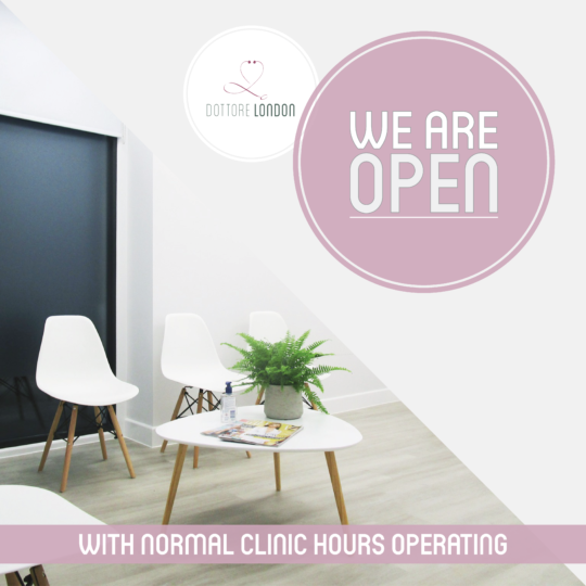 WE ARE OPEN AS USUAL - Dottore London